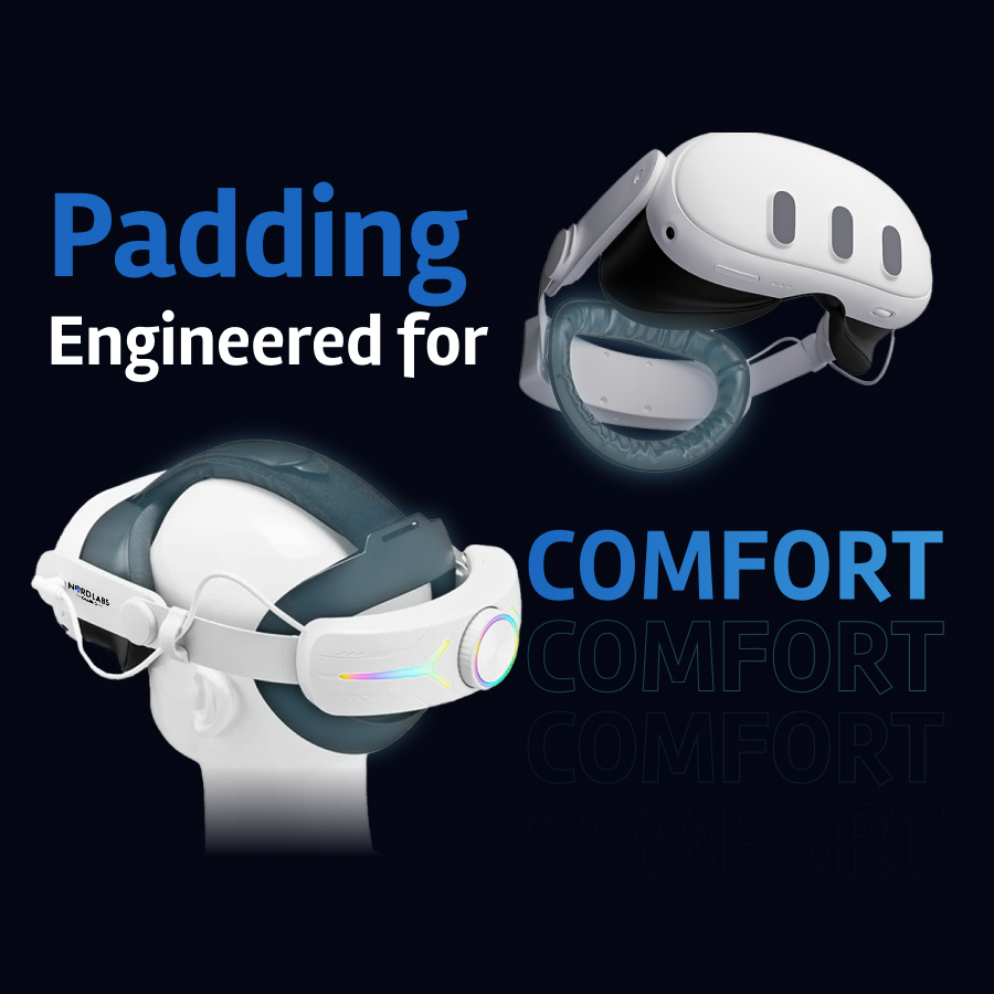 Quest 3/3S Comfort Strap with Battery Pack – Enhanced Comfort & Play ...